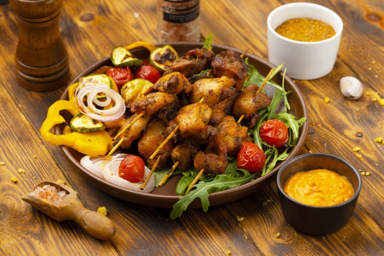 Brochettes de poulet Epicée - Ama Holding